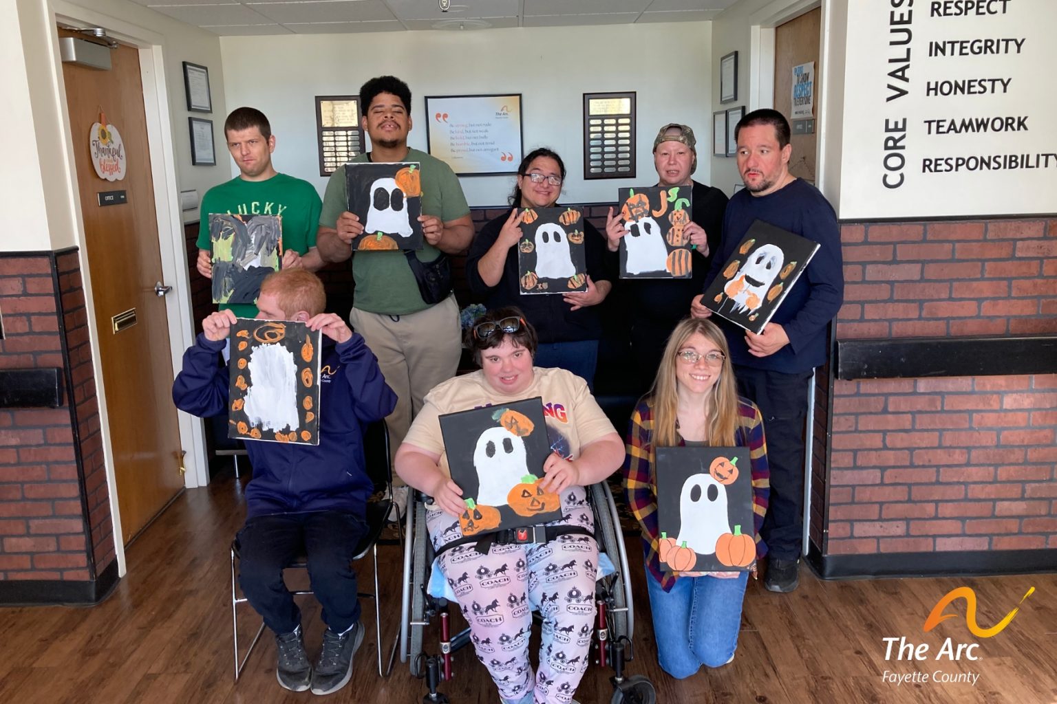 Residential Program Hosts “Paint & Snack” - The Arc Fayette